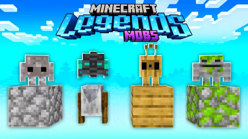 Minecraft Legends Mobs (Bedrock Addon) Minecraft Mod