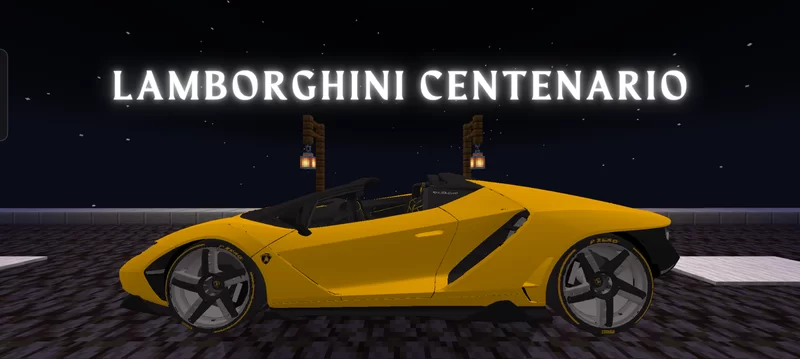 Lamborghini Centenario Minecraft Mod