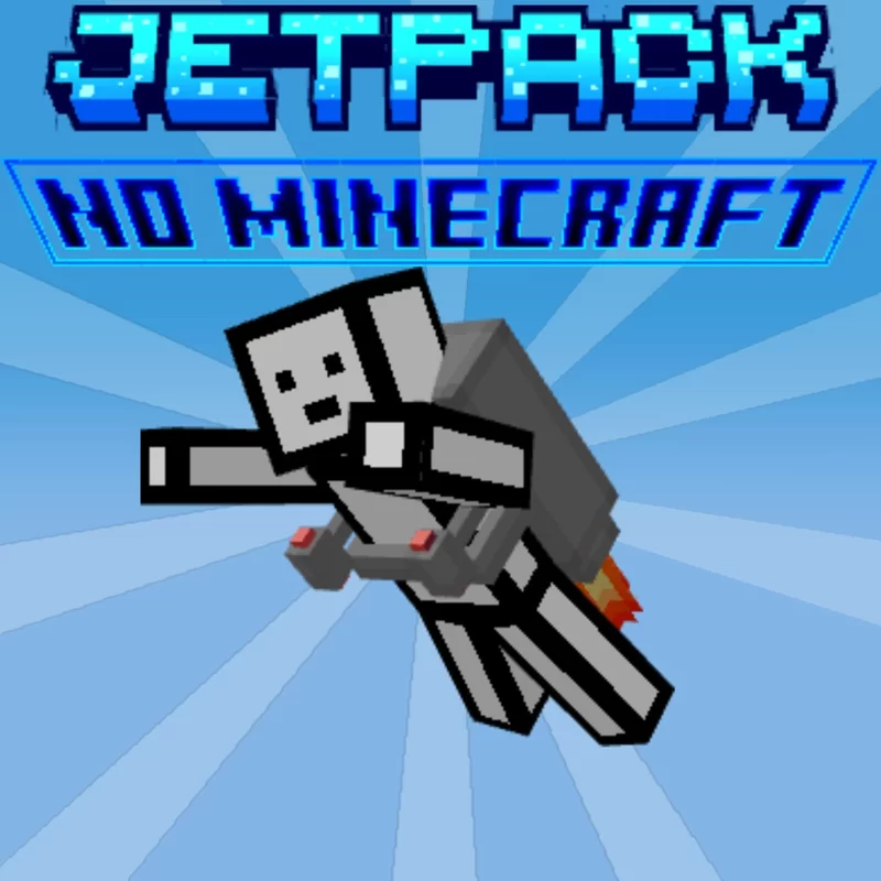 Jetpack no Minecraft Bedrock Edition Minecraft Mod