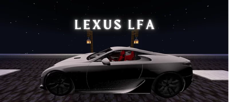 Lexus LFA Minecraft Mod