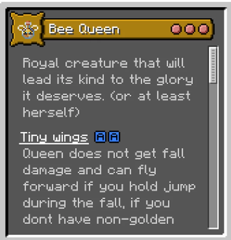 The Bee Queen (PvP origin) Minecraft Mod