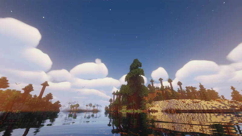 Nebulus spruce tree Minecraft Mod