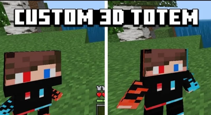3d totem (Bedrock) Minecraft Mod