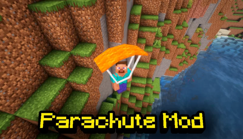 Parachute - Paraquedas Minecraft Mod