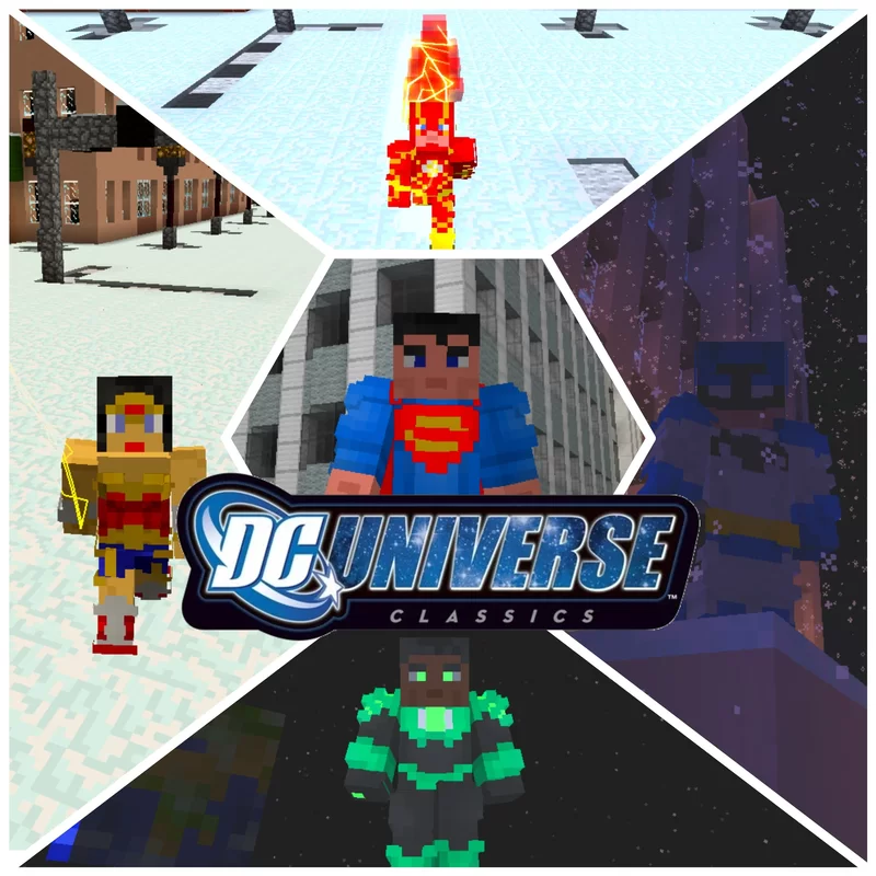 DC Universe Classics Fiskheroes Pack Minecraft Mod