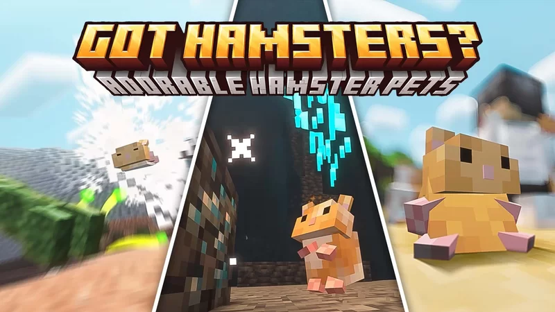 Adorable Hamster Pets Minecraft Mod
