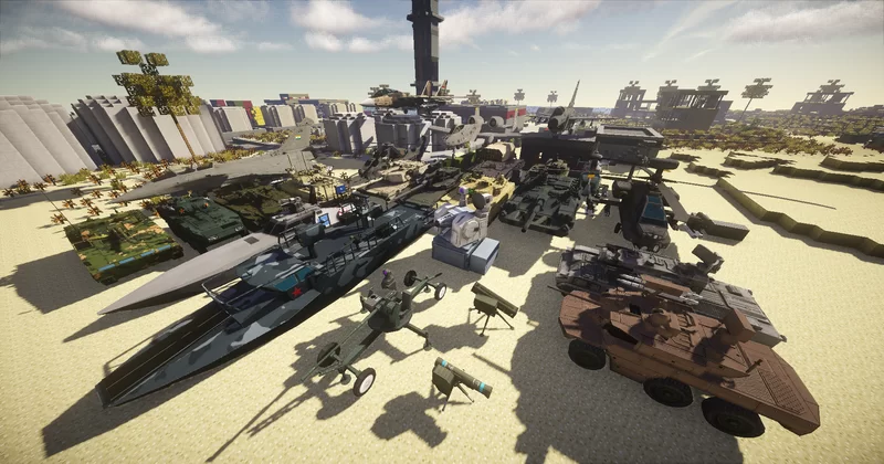 MCHeli-Reforged (MCH-R) official content pack Minecraft Mod