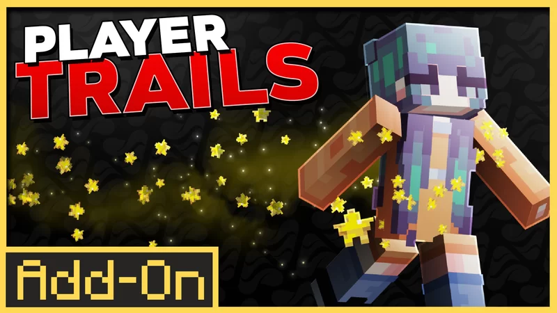 PLAYER TRAILS | Available now on the Minecraft Marketplace! Minecraft Mod