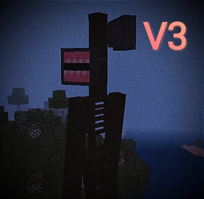 Siren head v3 bedrock edition Minecraft Mod