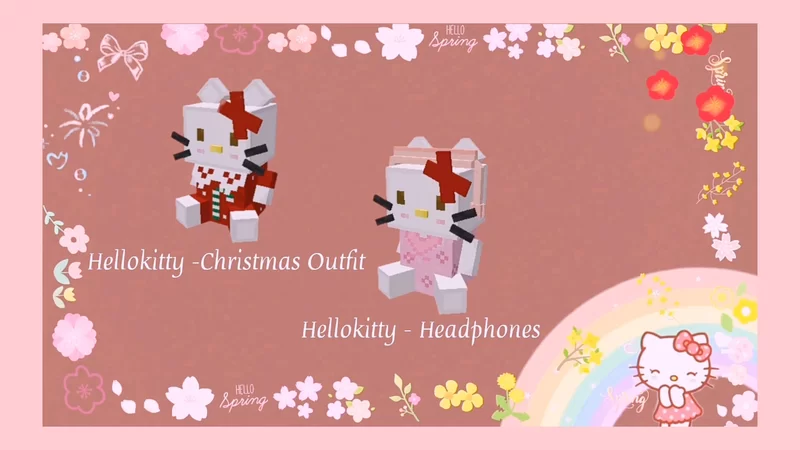 Update Hello Kitty Plushies 1.21.90+ ˚˖𓍢ִ໋🌷͙֒ Minecraft Bedrock ...