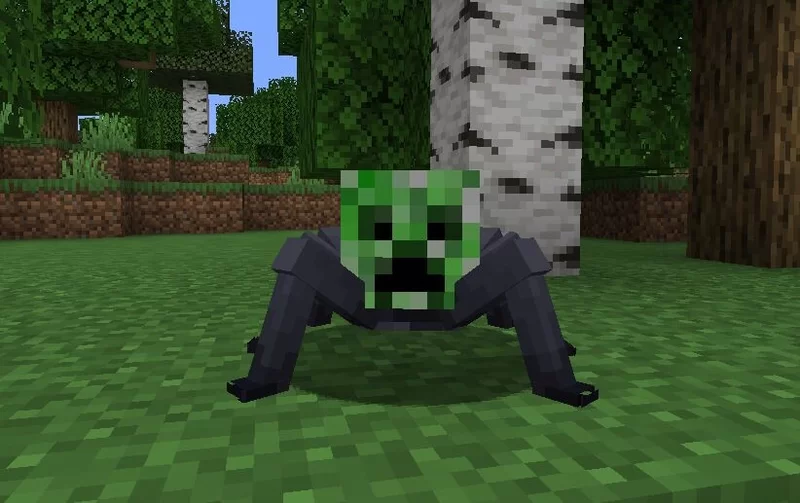 Creeper Head Pet Minecraft Mod