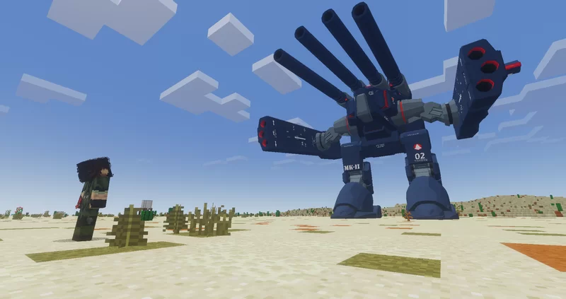 Flans Prototype's sci-fi package 1.12.2 in Progress Minecraft Mod