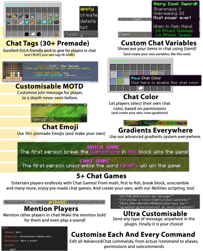 Chat Plugin For Minecraft (With AI Moderation, Cloud Swear Word Filter ...