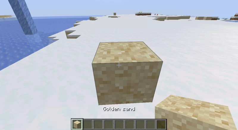 Gold sand [forge] Minecraft Mod