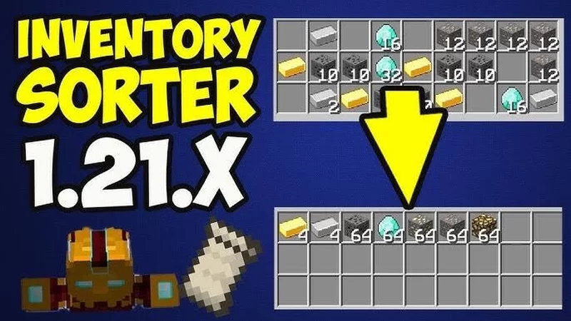 Inventory Sorter Mod 1.21+ – Organize Your Minecraft Inventory ...