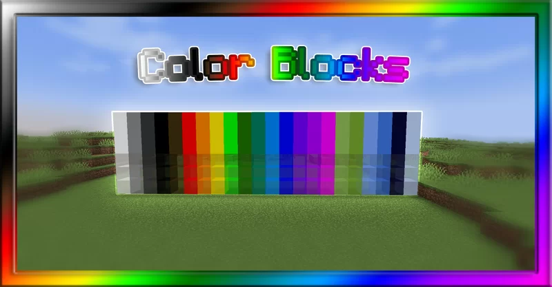 Color Blocks Minecraft Mod