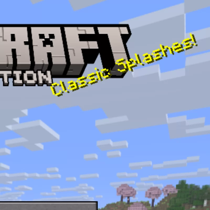 Classic Splashes Java Minecraft Mod
