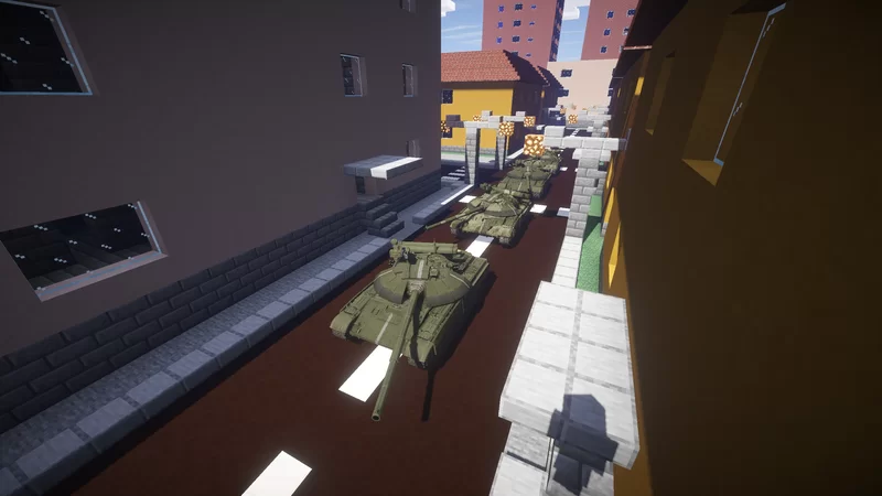Mcheli content: Ukrainian T-64BM Bulat tank Minecraft Mod