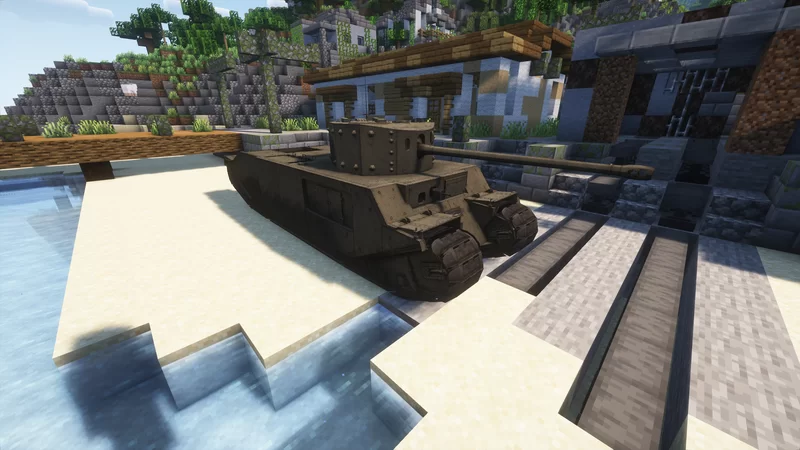 Mcheli content: TOG II tank Minecraft Mod
