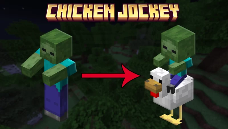 Chicken Jockey Addon Minecraft Mod