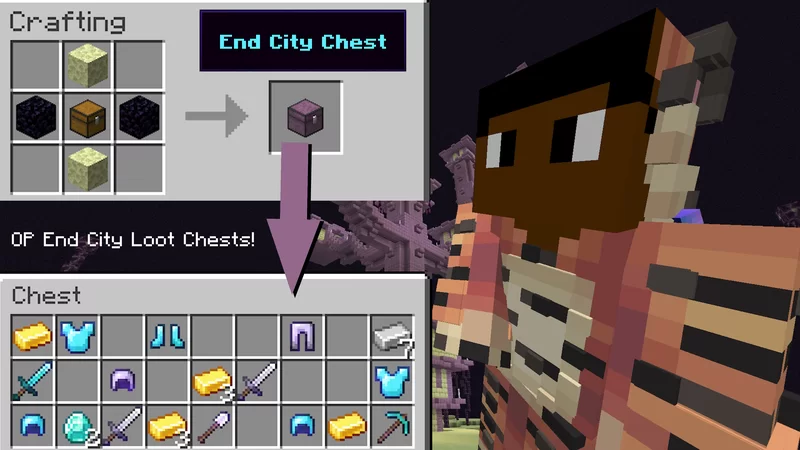 Craftable Structure Chests Minecraft Mod