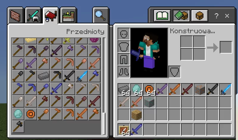 F MOD Sword V_B [BEDROCK] Minecraft Mod