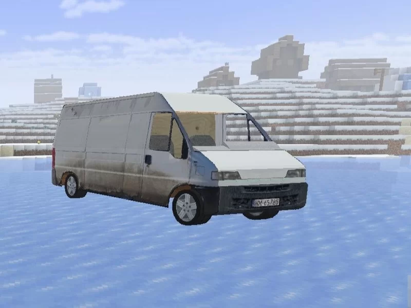 Fiat Ducato II 1.19 + (Bedrock Minecraft) Minecraft Mod