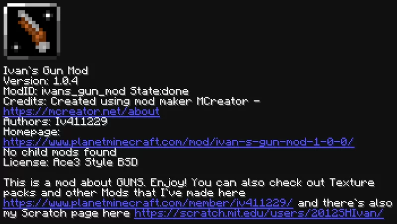 Ivan`s Gun Mod 1.0.4 Forge 1.20.1 Minecraft Mod