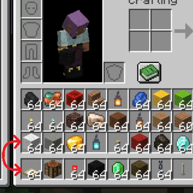 Simple Hotbar Swapper Minecraft Mod