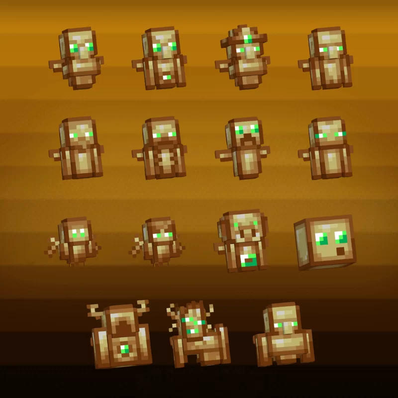 3D Mob Totems Minecraft Mod