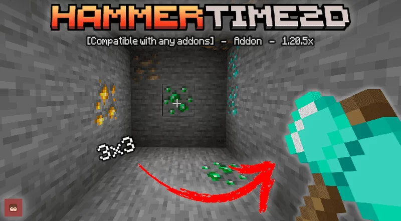 Hammer Time 2D Addon Minecraft Mod