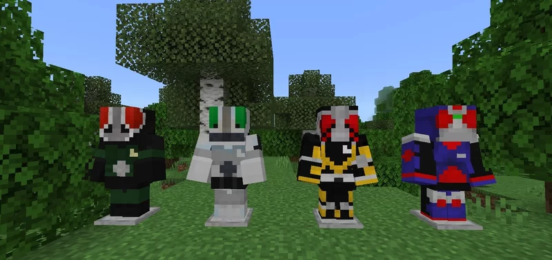 Add-on kamen rider black Rx Minecraft Mod