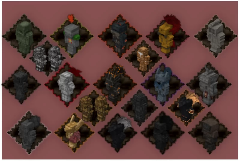 [ Bedrock ] XR's Soulsborne Knights Armoury Minecraft Mod