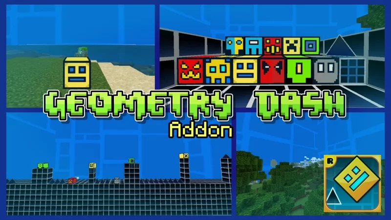 Geometry Dash Addon Minecraft Mod