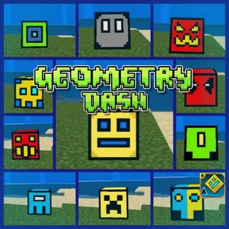 Geometry Dash Addon Minecraft Mod