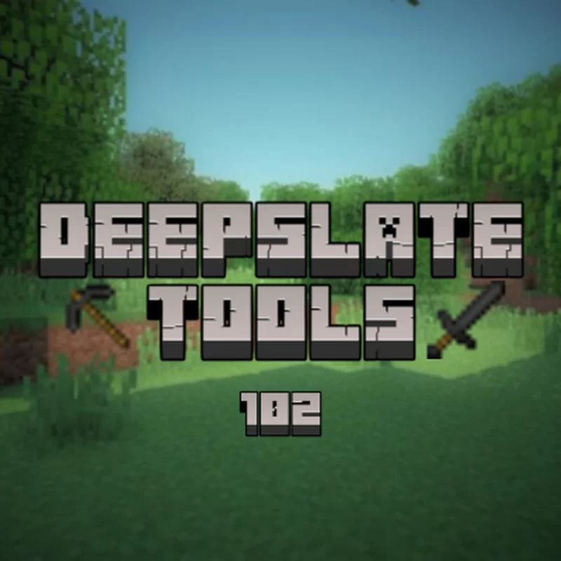 Deepslate Tools (Pickaxe & Sword) Minecraft Mod