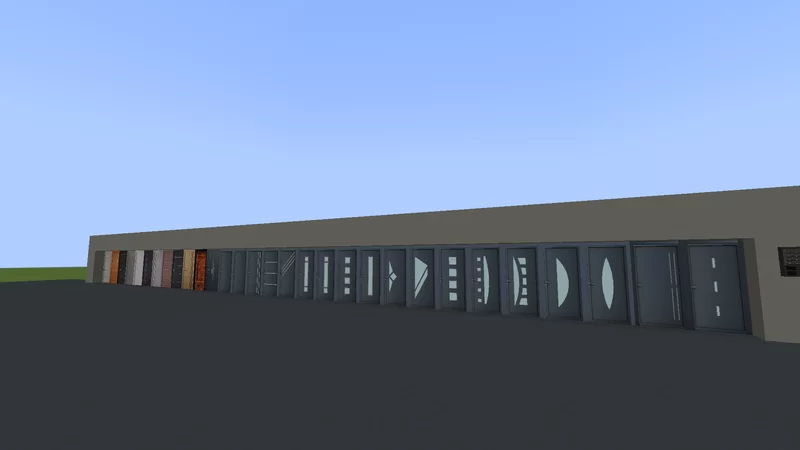 Realistic Door Minecraft Mod