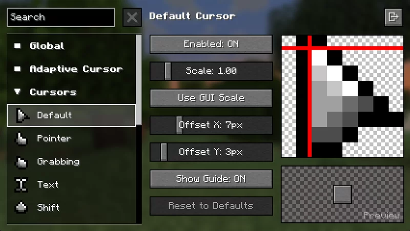Minecraft Cursor [1.20.1, 1.21.1+] Minecraft Mod