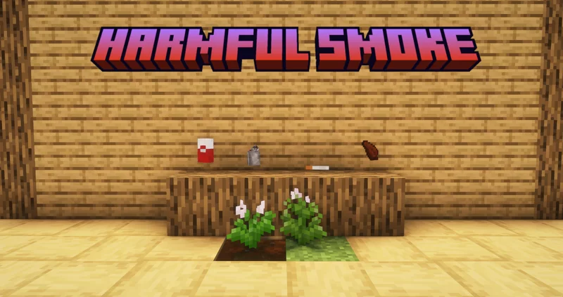 Harmful smoke Minecraft Mod