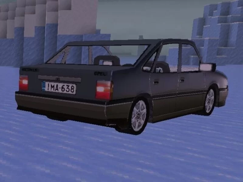 opel Vectra 1992 for BEDROCK minecraft 1.19+ Minecraft Mod