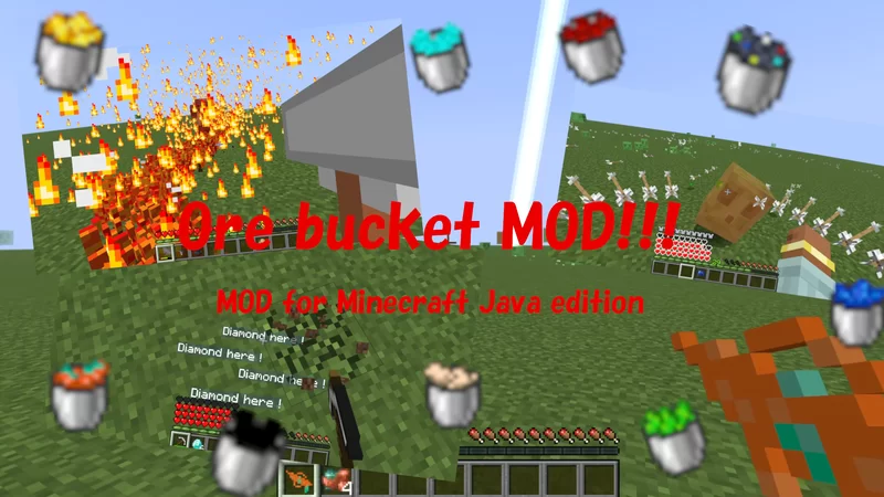 Ore bucket MOD Minecraft Mod