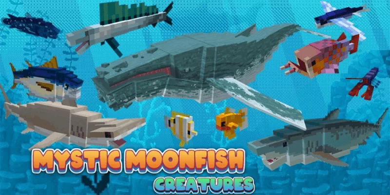 Mystic Moonfish Creatures for Bedrock by Cyclone Minecraft Mod