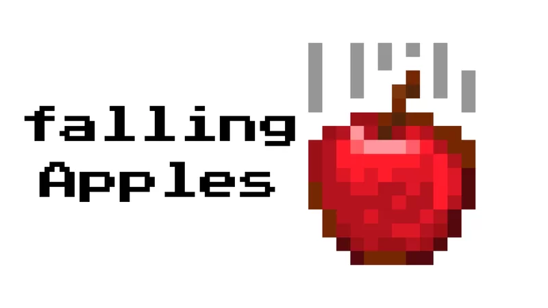 Falling Apples Minecraft Mod