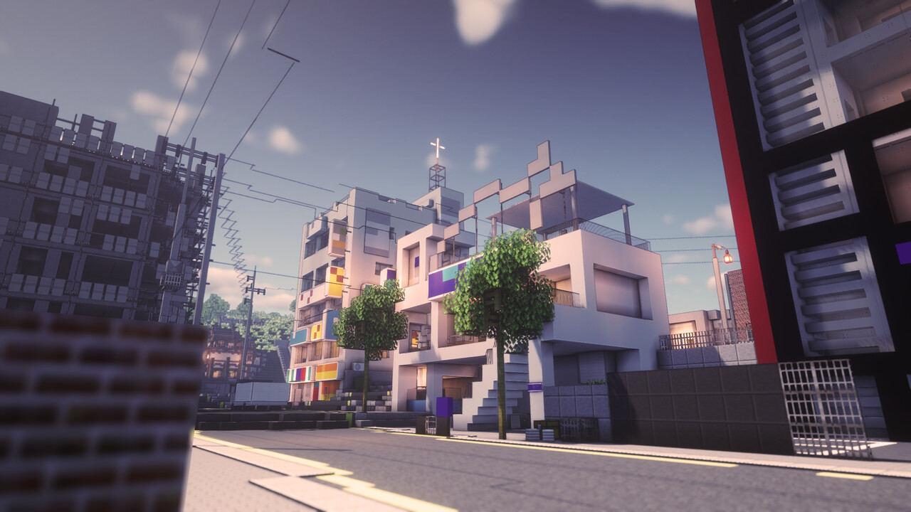 Sushi restaurant and Surrounding Areas Minecraft Map