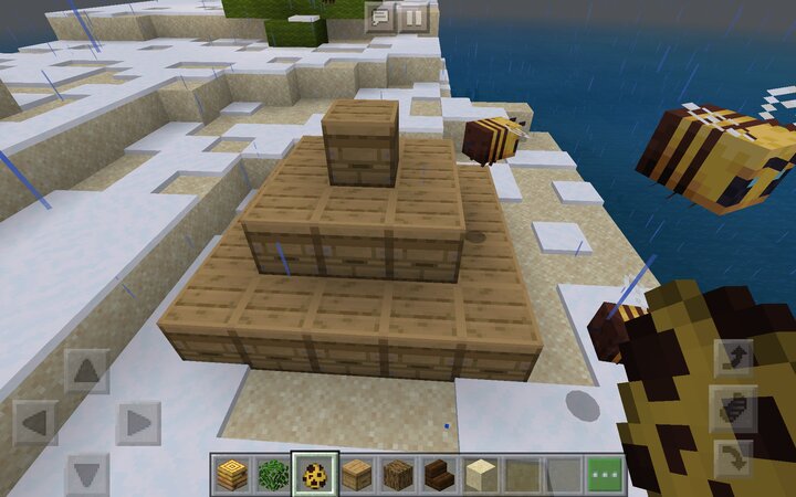 Brand New Update Bee Hive Pyramid Minecraft Map