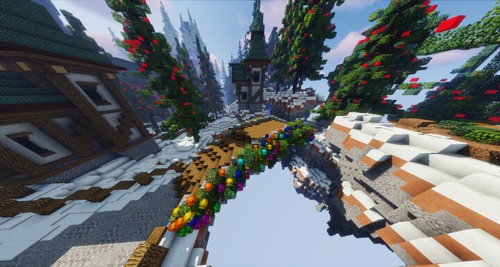 ️ BuildMAS ️ Epic Winter Hub / Lobby Minecraft Map