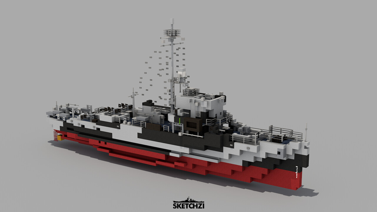 USS Hazard (AM-240) Minecraft Map