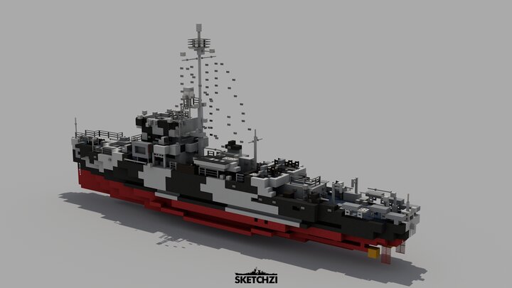 USS Hazard (AM-240) Minecraft Map