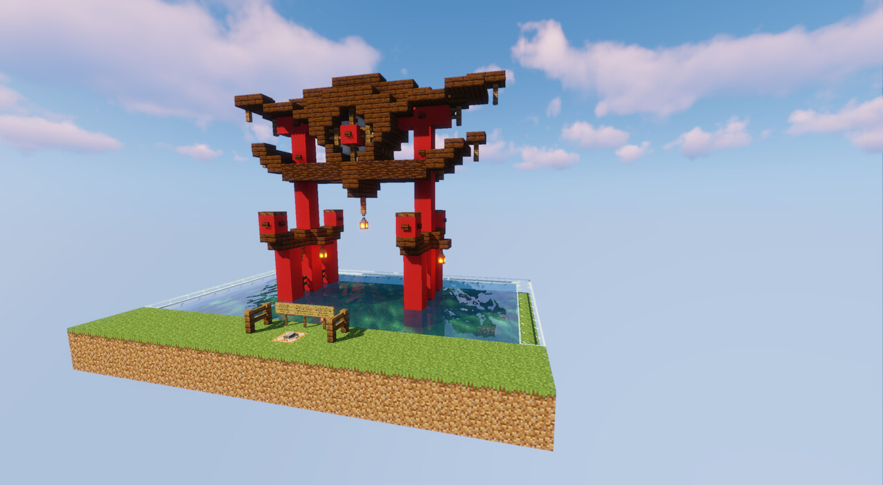 Oriental Torii Gate + Download Minecraft Map