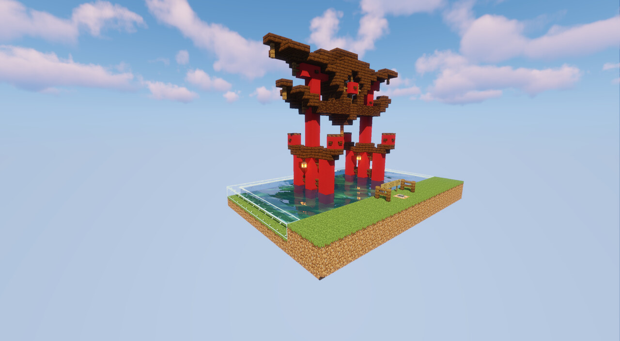 Oriental Torii Gate + Download Minecraft Map